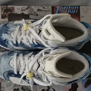 Nike | Shoes | Air Jordan Kids 6 Retro Gs Washed Denim Dm94500 | Poshmark
